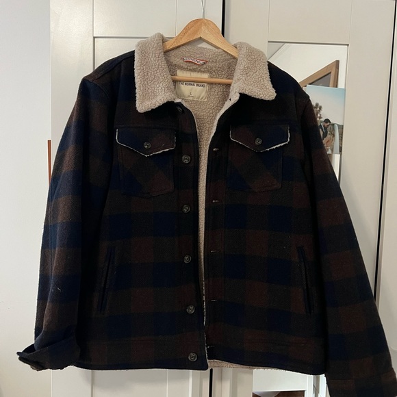 The Normal Brand | Jackets & Coats | The Normal Brand Mens Blue And ...